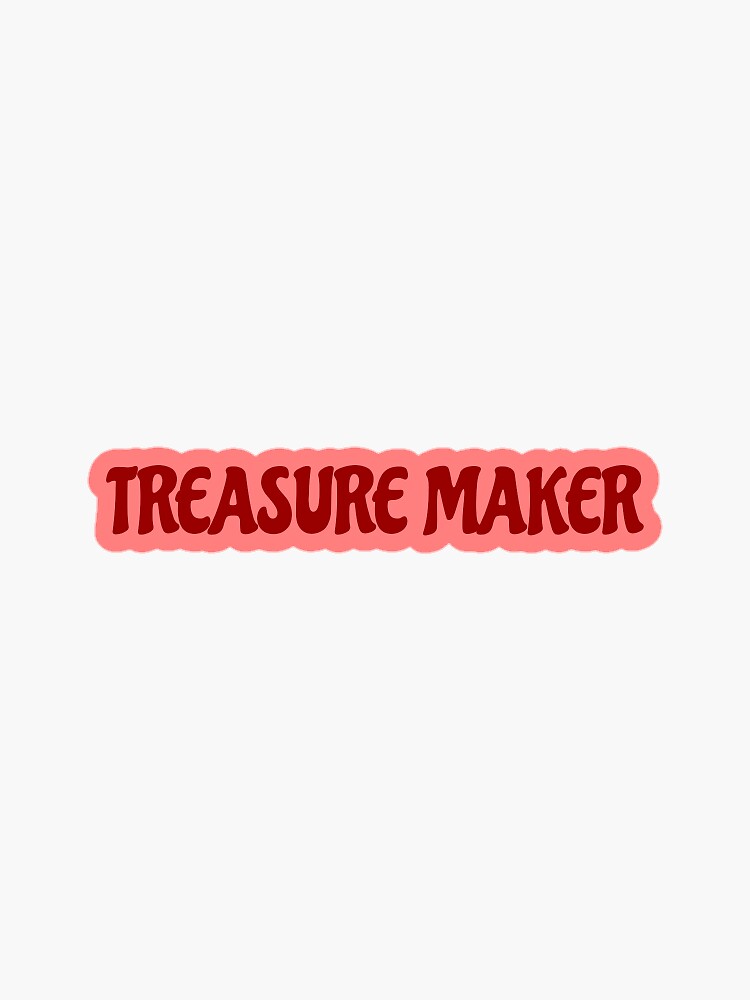 "Treasure maker / teume" Sticker for Sale by Luvyvuly | Redbubble