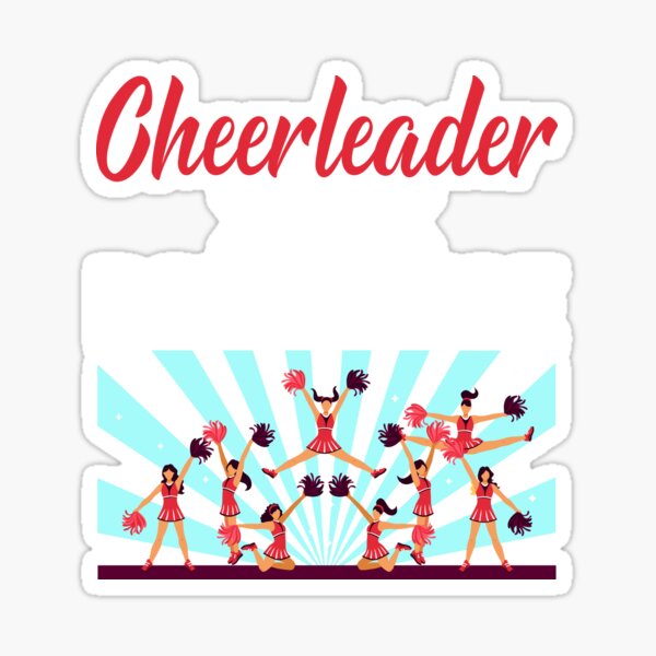 "Cheer Coach Gifts For Men and Women of Cheerleading" Sticker for Sale ...