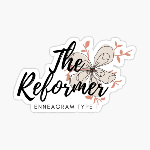 "Enneagram type 1: The Reformer " Sticker for Sale by thedarkunicorns ...