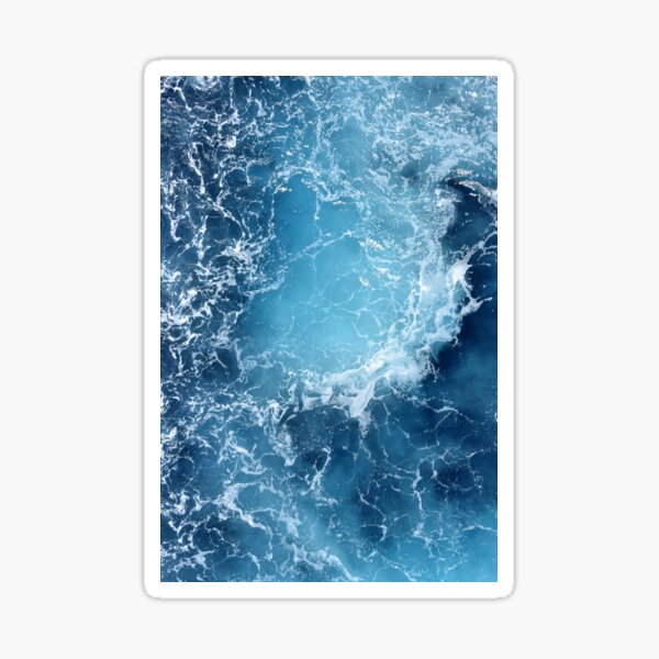"Calm blue ocean" Sticker for Sale by Duranjo | Redbubble