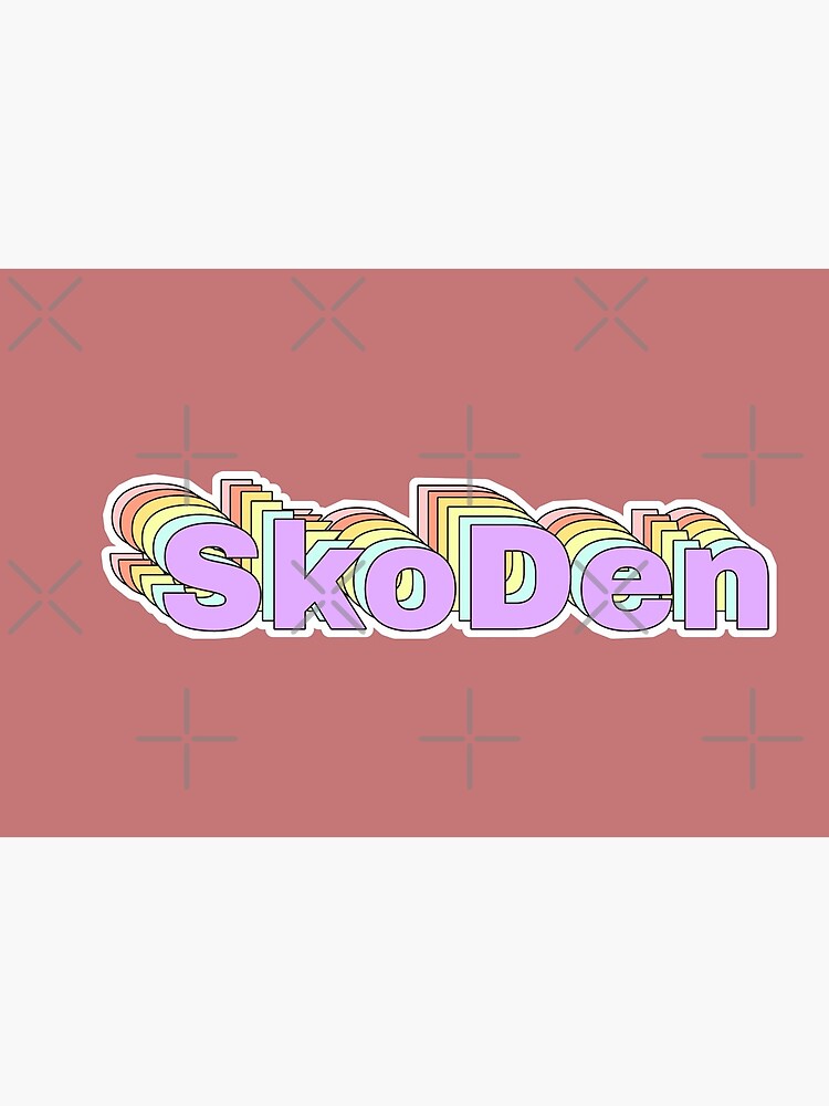 "SkoDen" Mask for Sale by charmaiiinef | Redbubble
