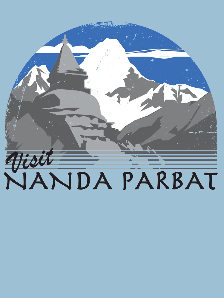 "Visit Nanda Parbat" T-shirt by BlazeComics | Redbubble