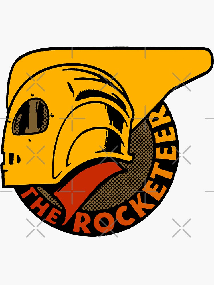 Pegatina «The Rocketeer - Logotipo del casco (1991)» de postersrestored ...