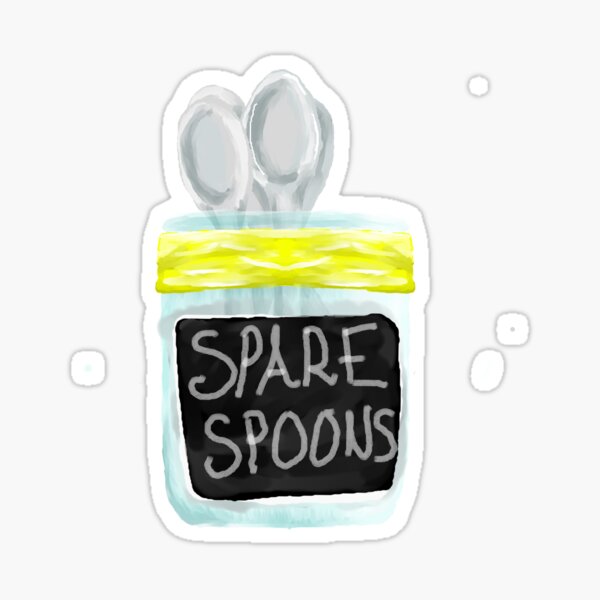 "Spare Spoons" Sticker for Sale by PicStitch | Redbubble