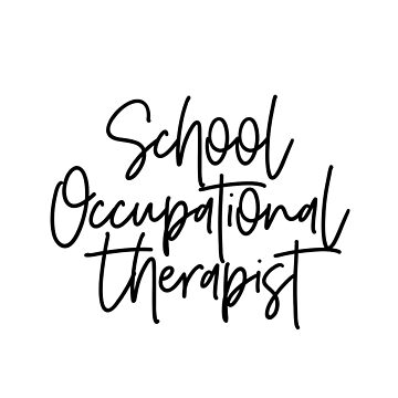"School Occupational Therapist " Pin for Sale by EvyStickersx | Redbubble