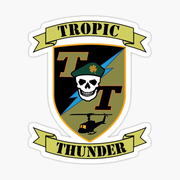 Tropic Thunder Stickers | Redbubble