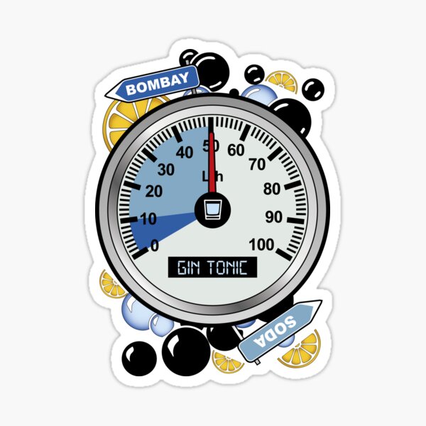 "Gin Tonic recipe" Sticker for Sale by Matrioska | Redbubble