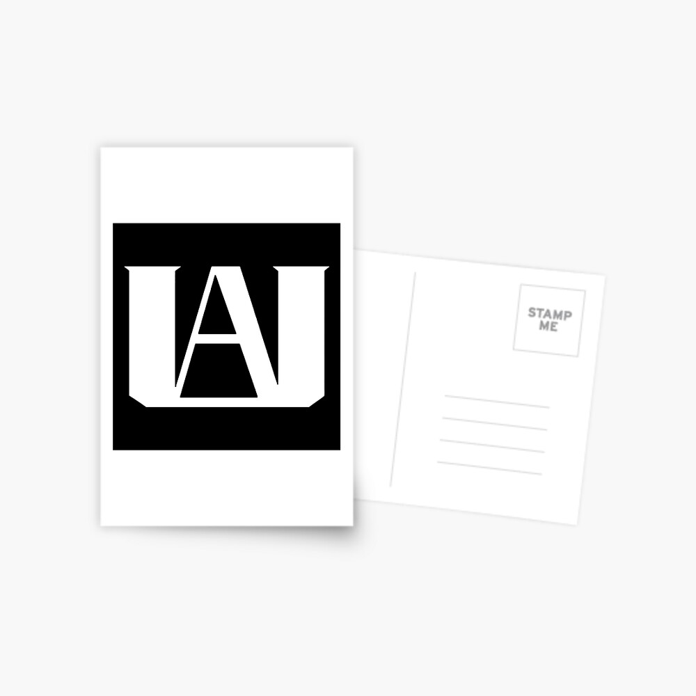 "UA Logo | My Hero Academia | Boku No Hero Academia" Postcard for Sale ...
