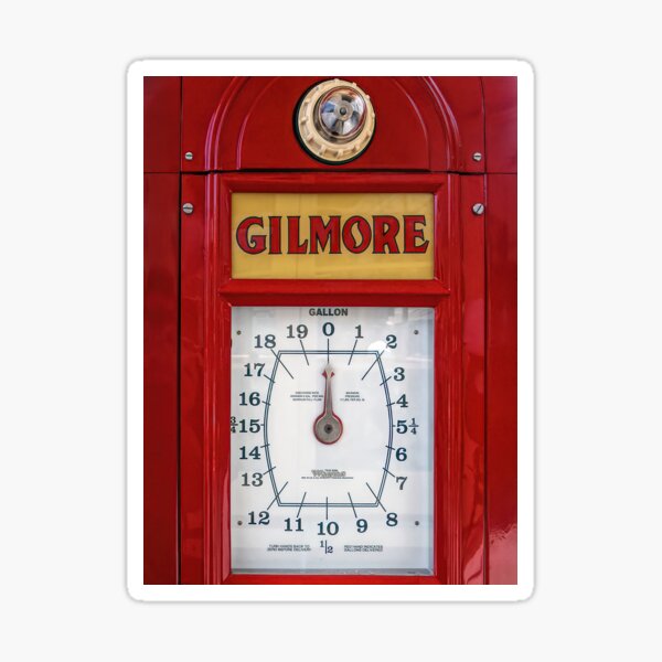 "Vintage Red Gas Pump" Sticker for Sale by plugsnpixels | Redbubble