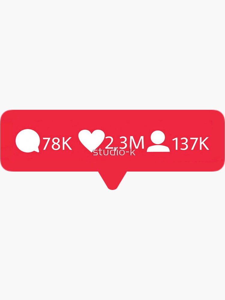 "Notification Bubble" Sticker for Sale by studio-k | Redbubble