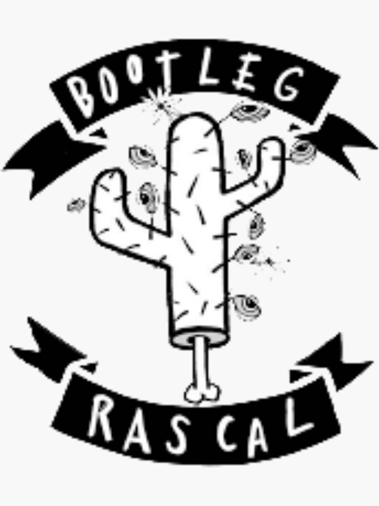 "Bootleg rascal album cover" Sticker by Coolio-designs | Redbubble
