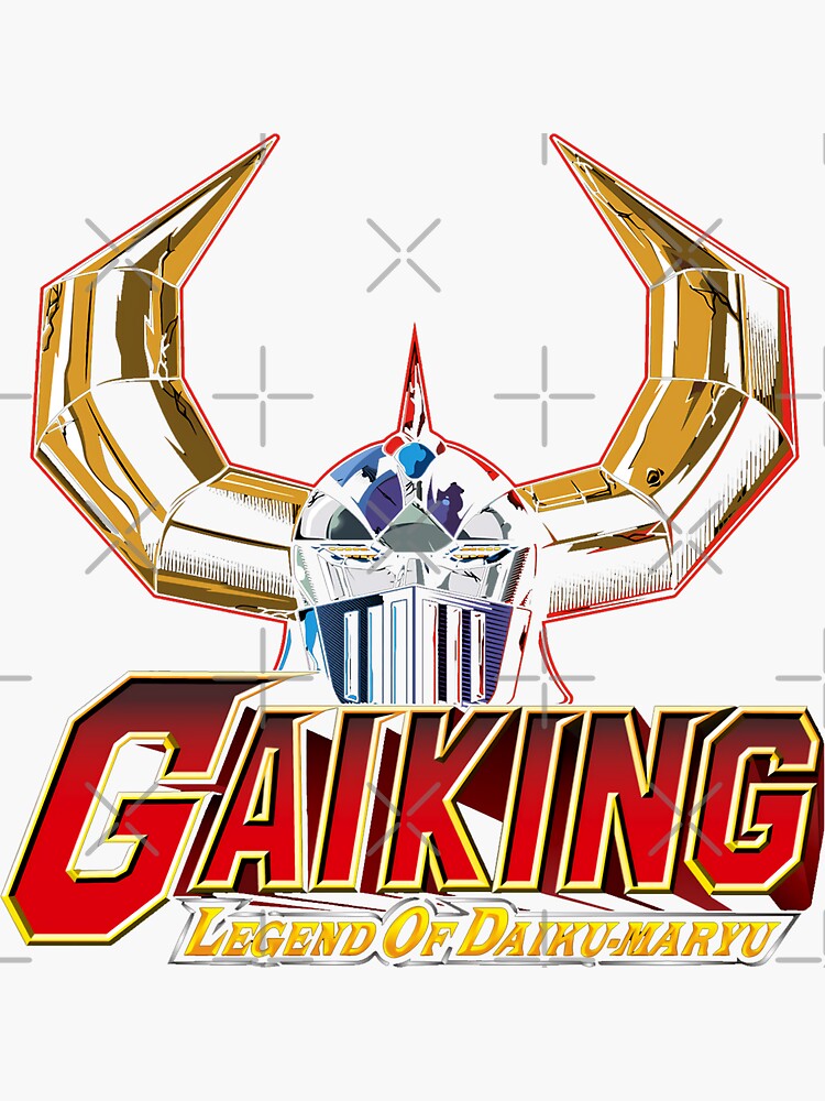 "Gaiking Head Symbol" Sticker by novinov | Redbubble