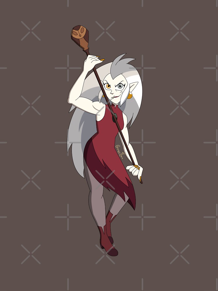 "Half-Cursed Eda (The Owl House)" Essential T-Shirt for Sale by Geeky ...