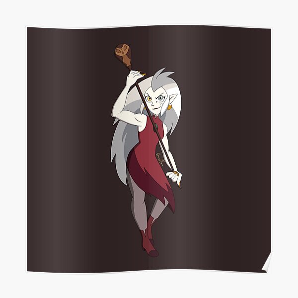 "Half-Cursed Eda (The Owl House)" Poster by Geeky-Llama | Redbubble