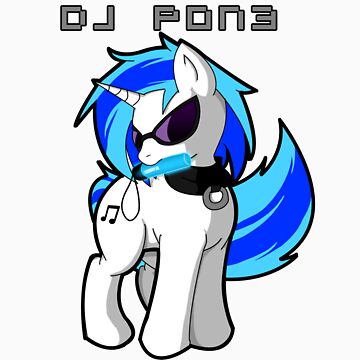 "DJ Pon3" Sticker for Sale by Timanator3000 | Redbubble