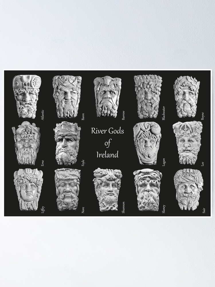 "River Gods of Ireland" Poster for Sale by Punkflamingo69 | Redbubble