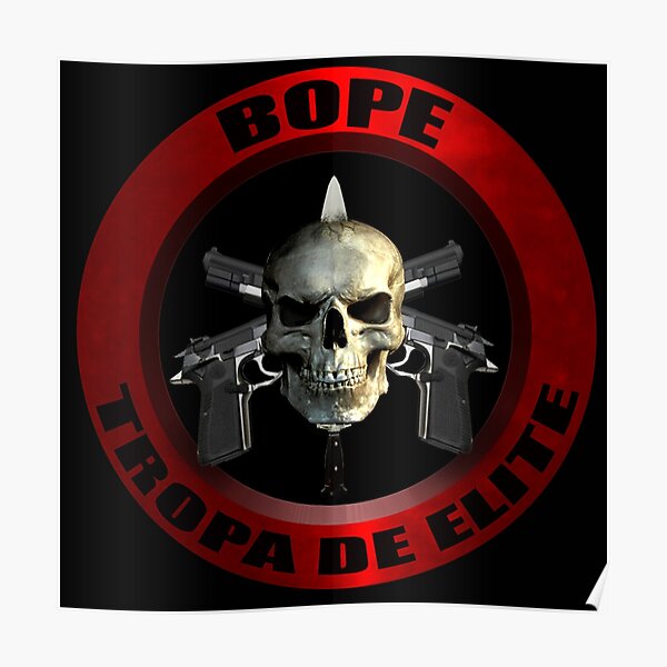 "BOPE Tropa De Elite" Poster for Sale by novinov | Redbubble