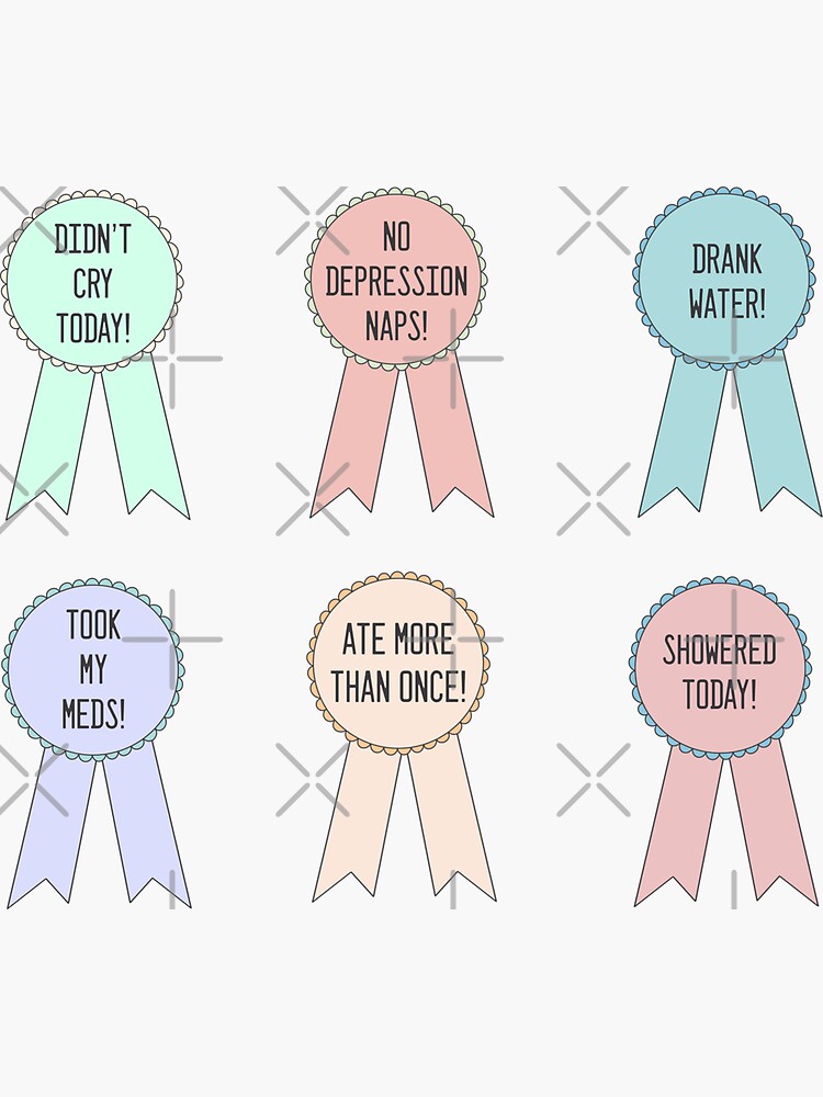 "Adulting Awards Sticker Pack" Sticker for Sale by KaitlinPeppers ...