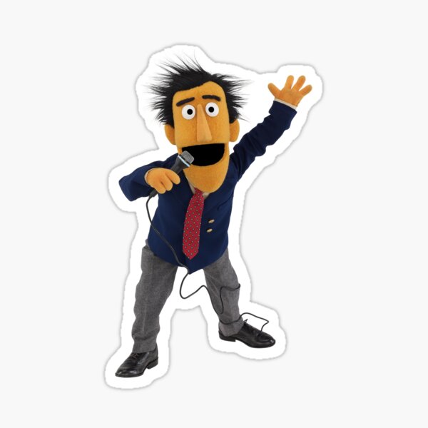 "Muppets Show Guy Smiley meme" Sticker by Omeris | Redbubble