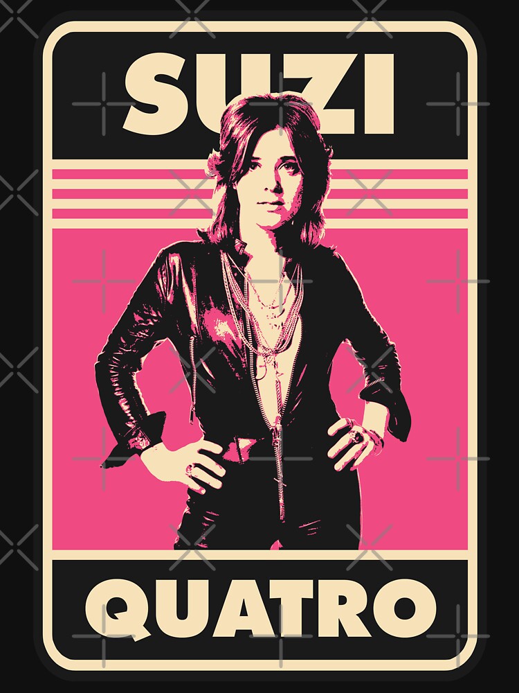 Suzi Quatro-Hardrock Sängerin Logo Classic T-Shirt verkauft von ...