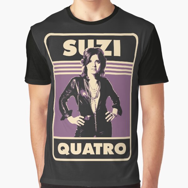 "Suzi Quatro Hard Rock" T-shirt for Sale by eyepoo | Redbubble | suzi ...