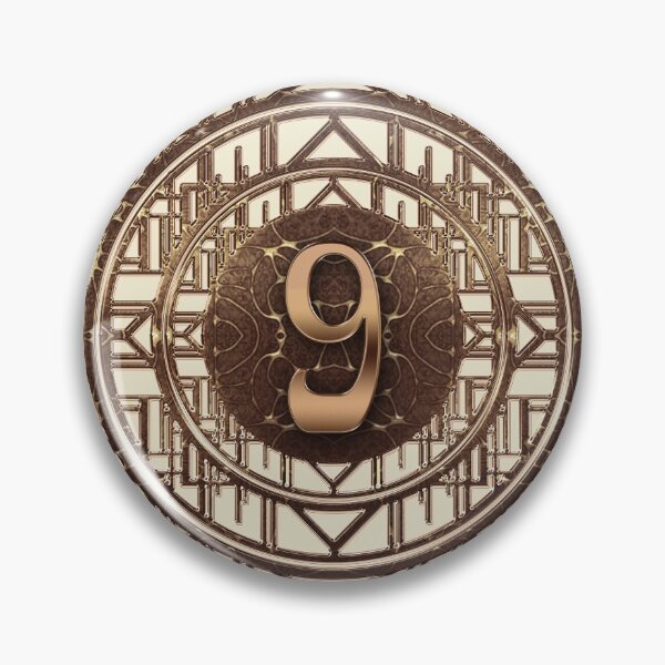 "Art Deco Number Nine Digit 9 Art Nouveau Vintage Numbers" Pin by Xarah ...