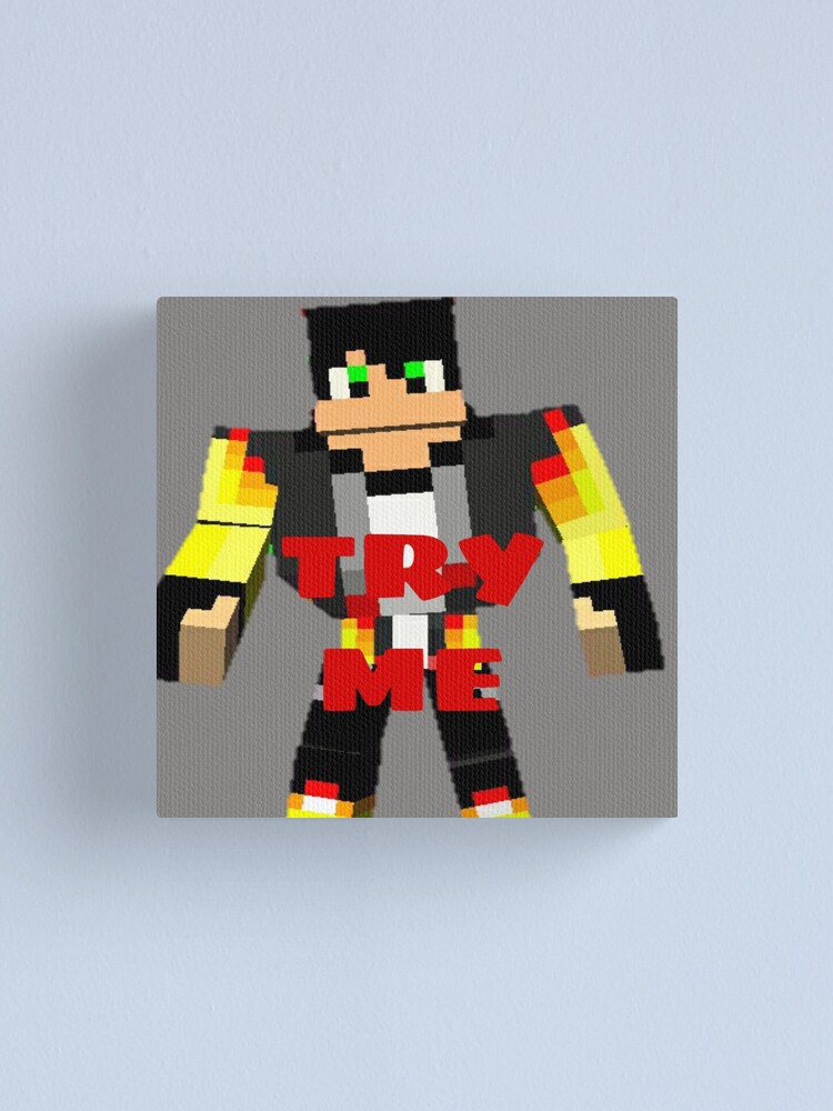 "minecraft boy" Canvas Print for Sale by Kiri-311 | Redbubble