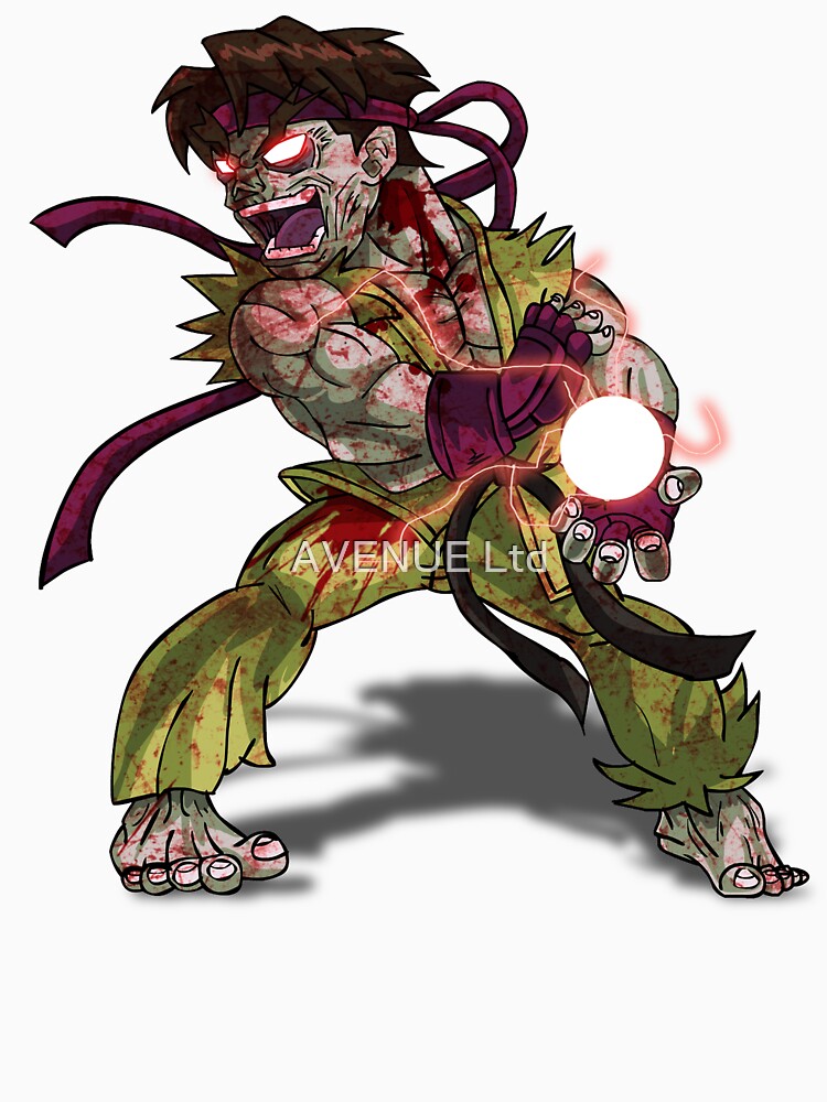 "Zombie Ryu (Street Fighter)" Essential T-Shirt for Sale by AvenueRec ...