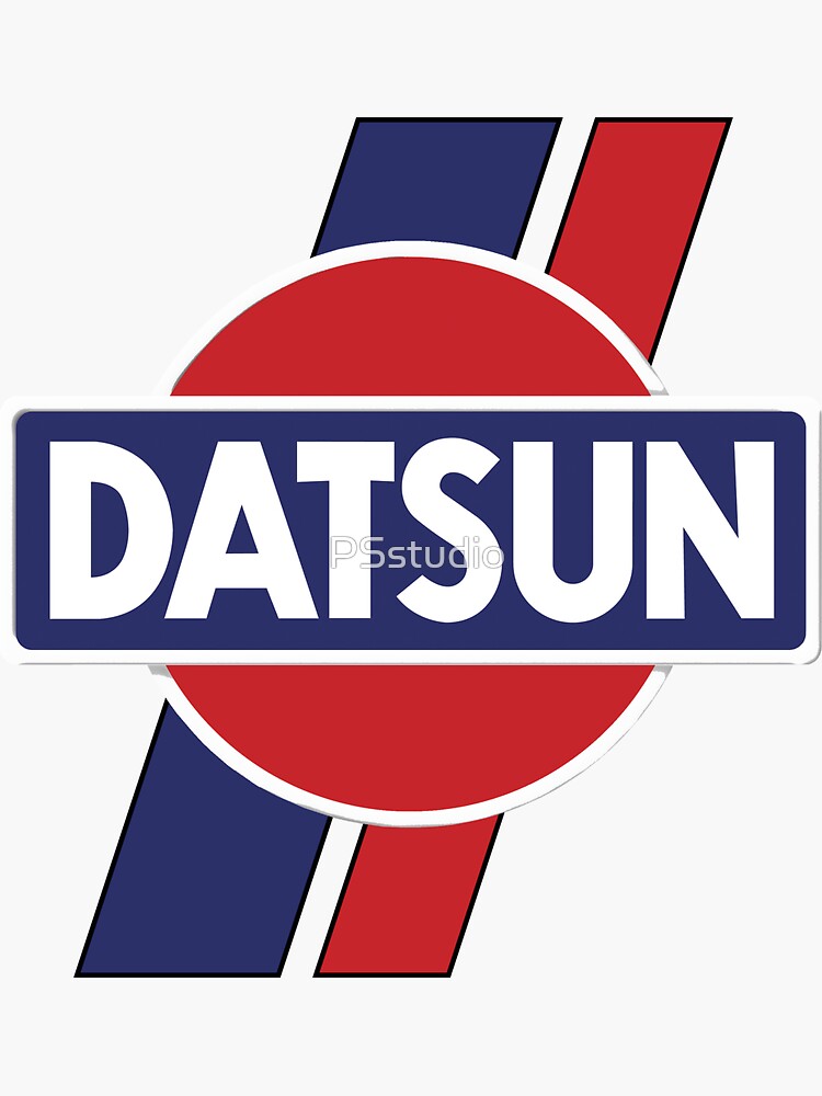 "Datsun. Retro Japanese" Sticker by PSstudio | Redbubble
