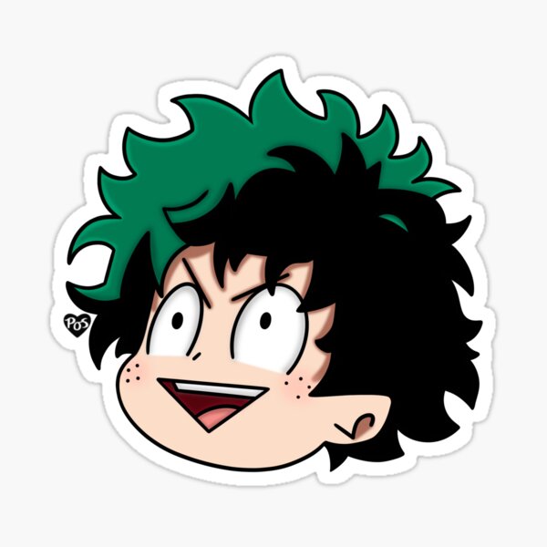 "Dance Deku" Sticker for Sale by PosCulture | Redbubble