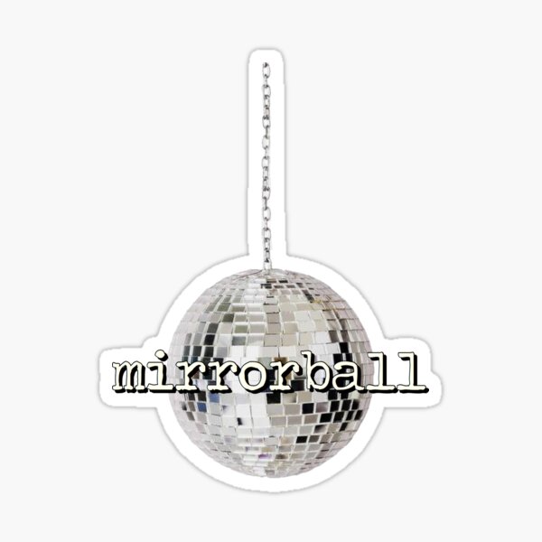 "mirrorball" Sticker by katrinbirta | Redbubble