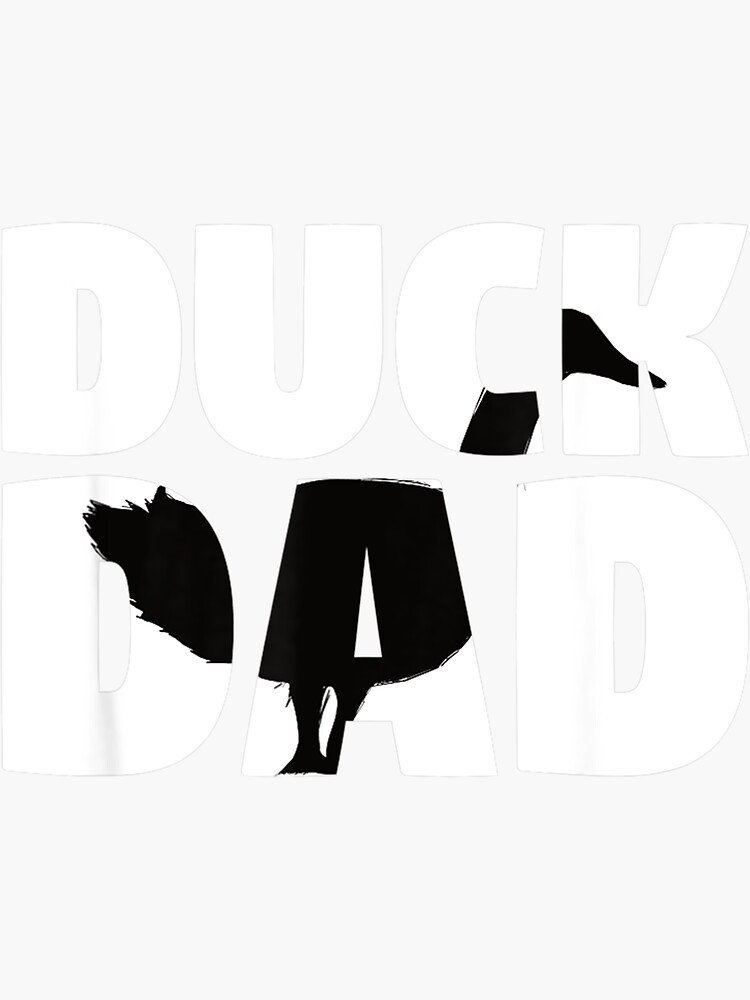 "Duck Dad Duck Lover for Father Zoo Animal " Sticker for Sale by ...