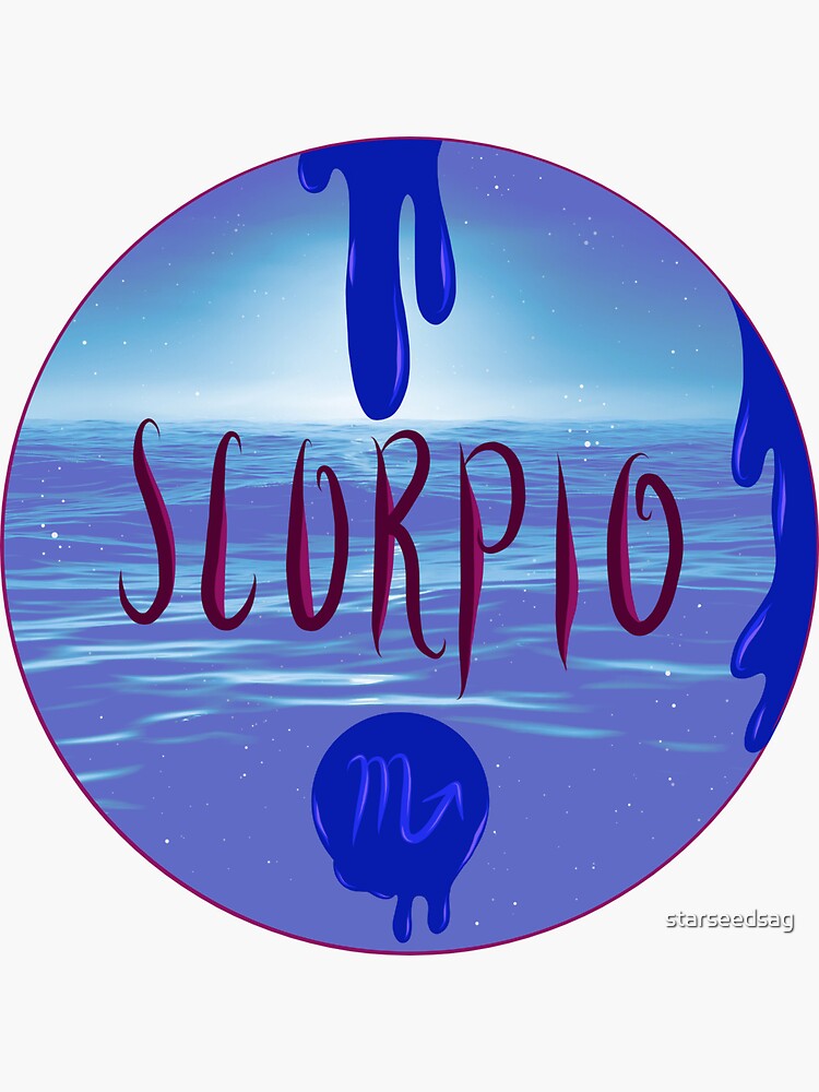 "Scorpio" Sticker by starseedsag | Redbubble