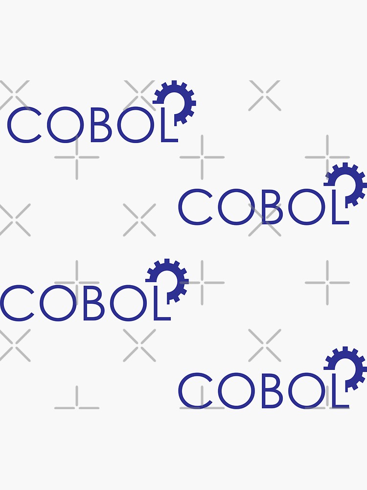 "COBOL - the longlasting business programming language" Sticker for ...