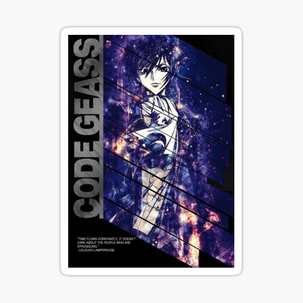 "Code Geass-Geass 19 " Sticker for Sale by codegeasseye | Redbubble