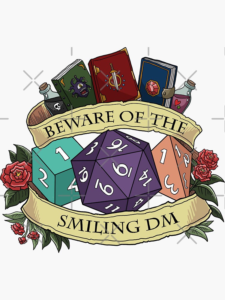 "DM" Sticker for Sale by Danie-Mahaffey | Redbubble