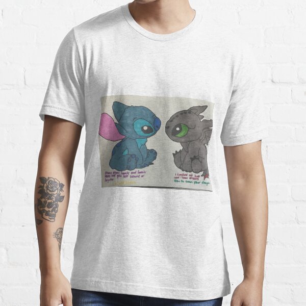 "stitch and toothless quotes" T-shirt for Sale by gencox | Redbubble
