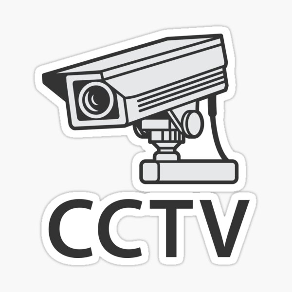 "CCTV camera" Sticker by studio838 | Redbubble