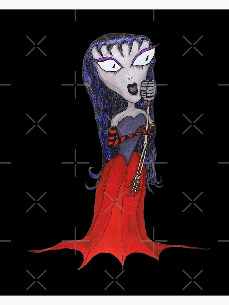 "Zombie Vocalist | Goth Singer | Dark Humor | TM11" Poster for Sale by ...
