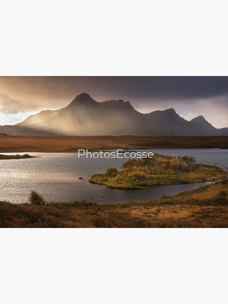 "Ben Loyal Stormy Sunrise Loch Hakel Sutherland Scotland" Art Print by ...
