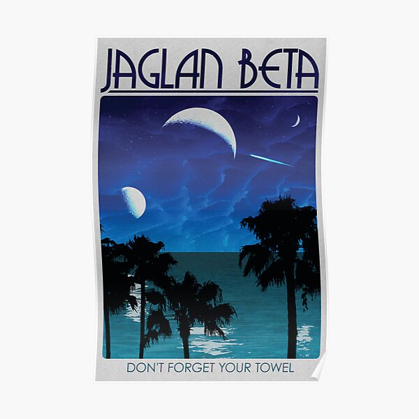"Jaglan Beta Travel Poster" by knolster | Redbubble