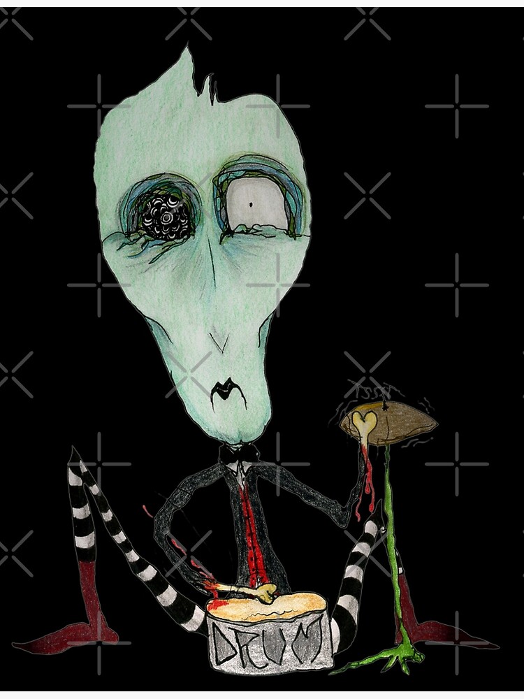 "Zombie Drummer | Drummer | Dark Humor | TM11" Poster for Sale by ...