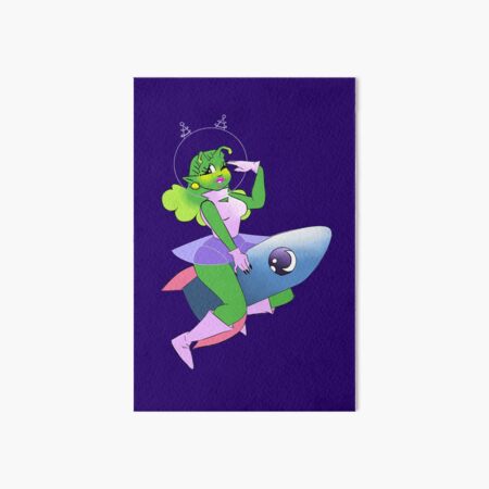 Alien Pinup Wall Art | Redbubble