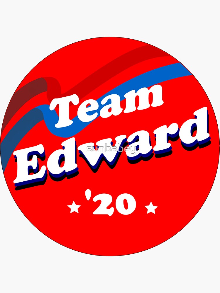 "Team Edward " Sticker by sunbabey | Redbubble