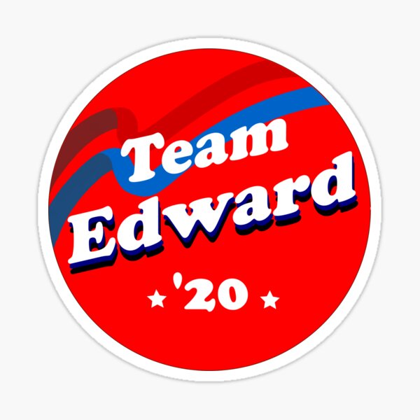 "Team Edward " Sticker by sunbabey | Redbubble