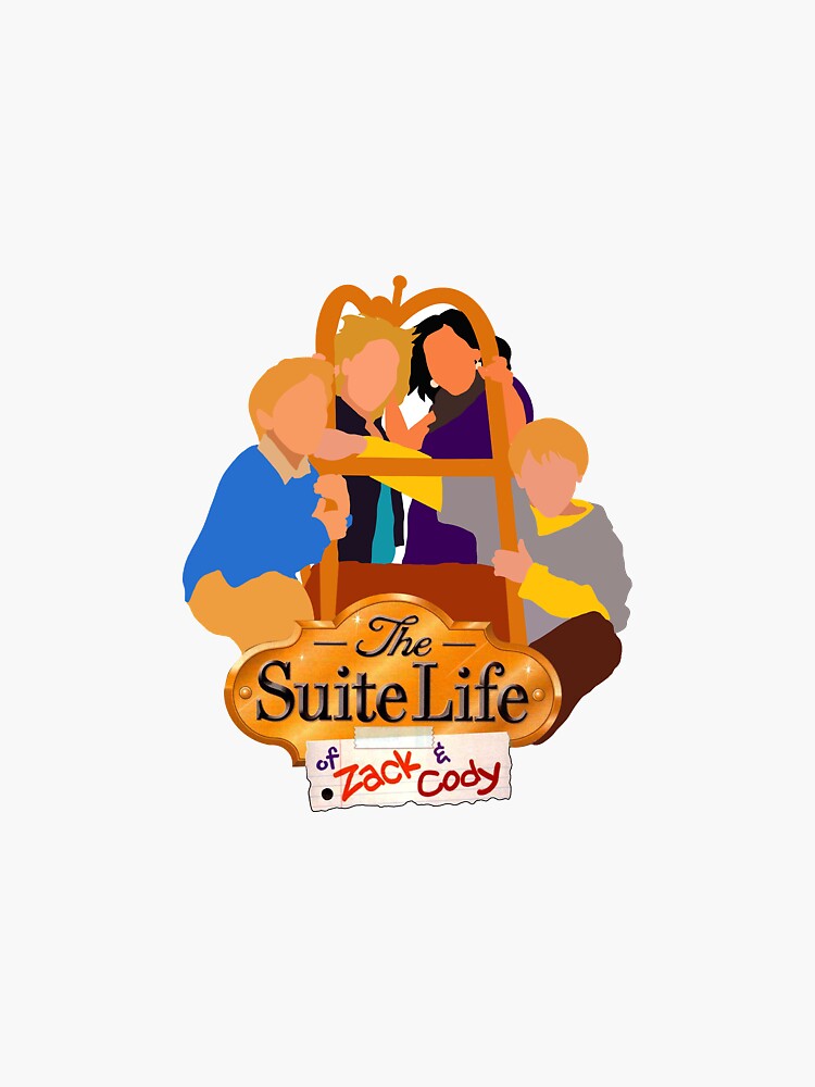 "livin the suite life " Sticker by GraciesArtShop | Redbubble