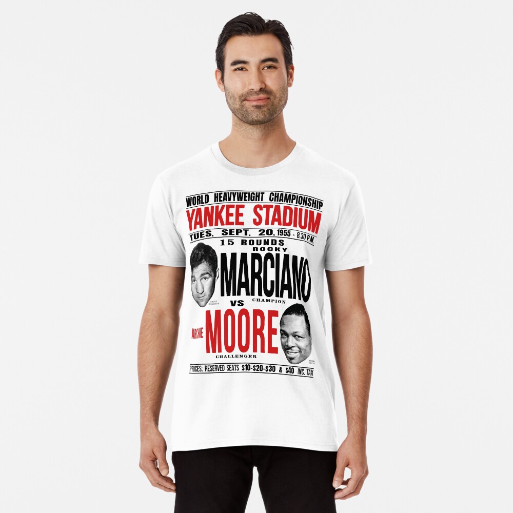 "Rocky Marciano vs Archie Moore" T-shirt for Sale by BoxingHistory ...