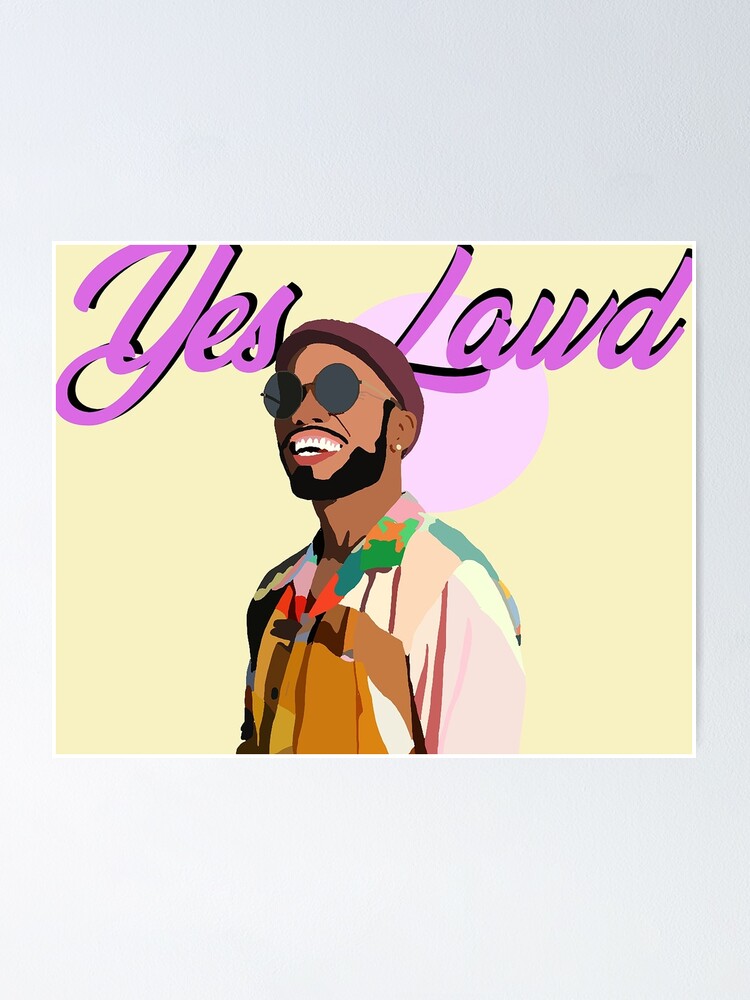 "Anderson .Paak YES LAWD" Poster for Sale by loganmillz1234 | Redbubble
