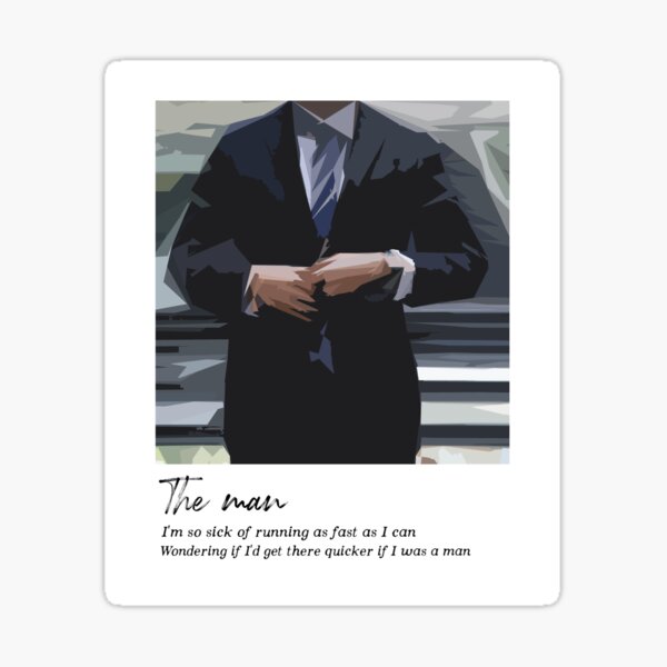 "The Man - Taylor Swift" Sticker for Sale by nd-creates | Redbubble