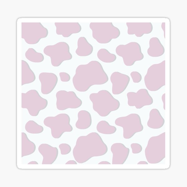 "purple cow print" Sticker for Sale by shirasticker | Redbubble